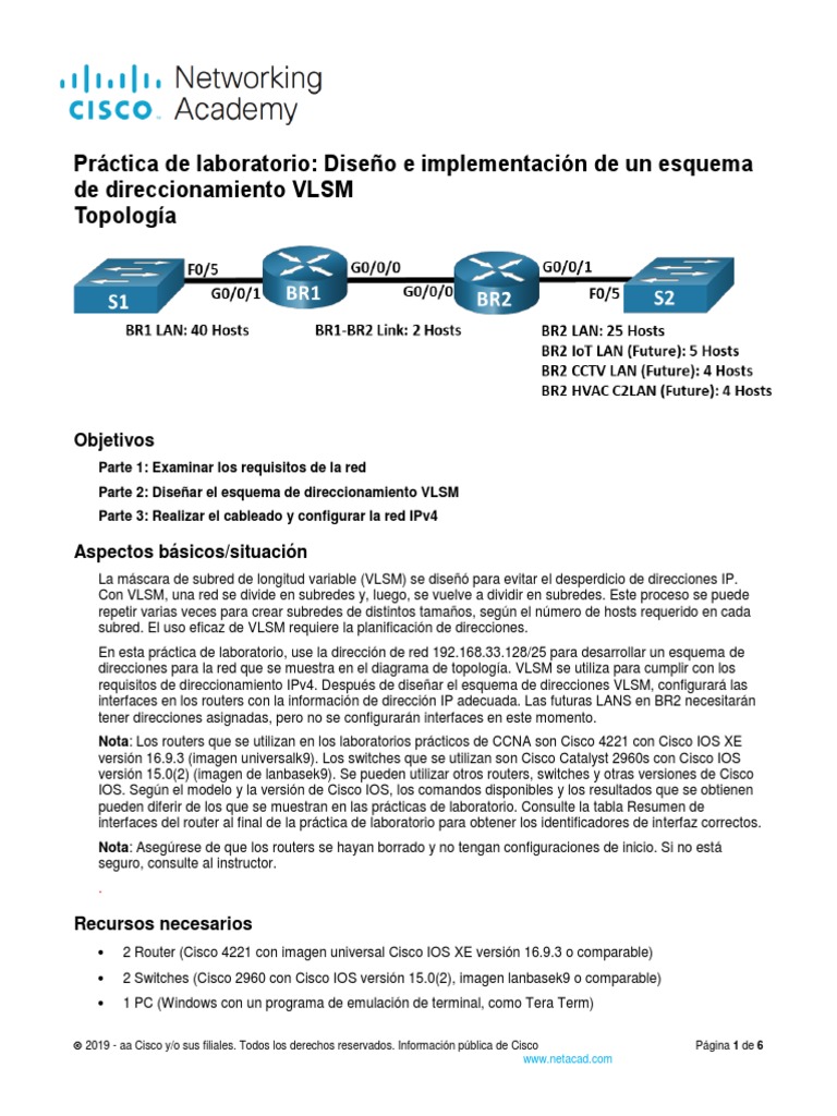 13 3 2 Lab Use Ping And Traceroute To Test Network Connectivity Es Xl Pdf Dirección Ip