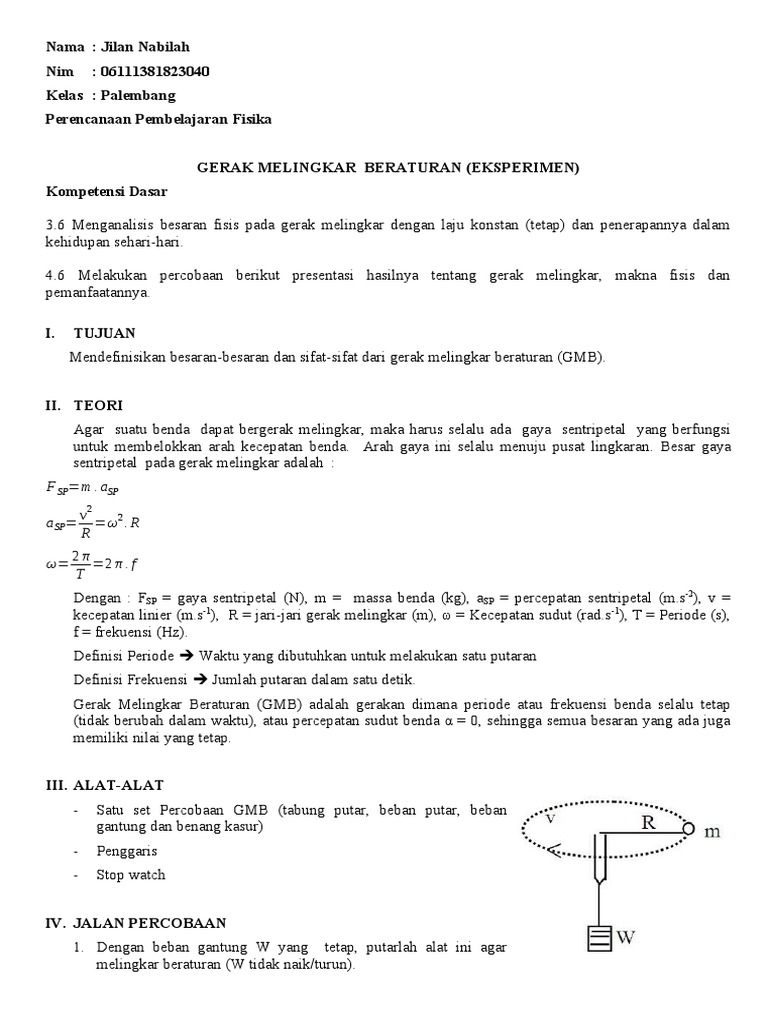 LKPD Gerak Melingkar Beraturan XX | PDF LKPD Gerak Melingkar Beraturan XX | PDF