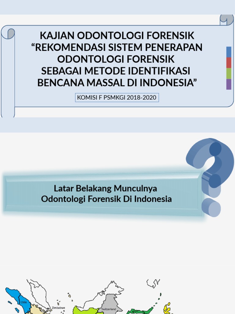 Kajian Odontologi Forensik Selesai Revisi | PDF