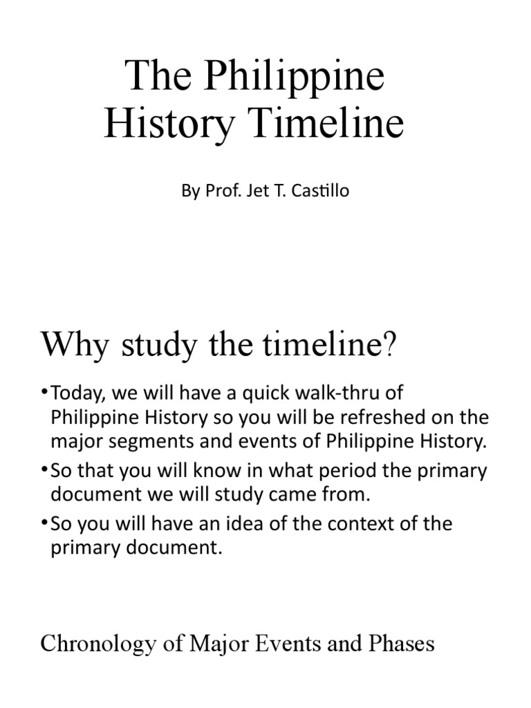 Philippine History Timeline | PDF | Philippines | Benigno Aquino Iii