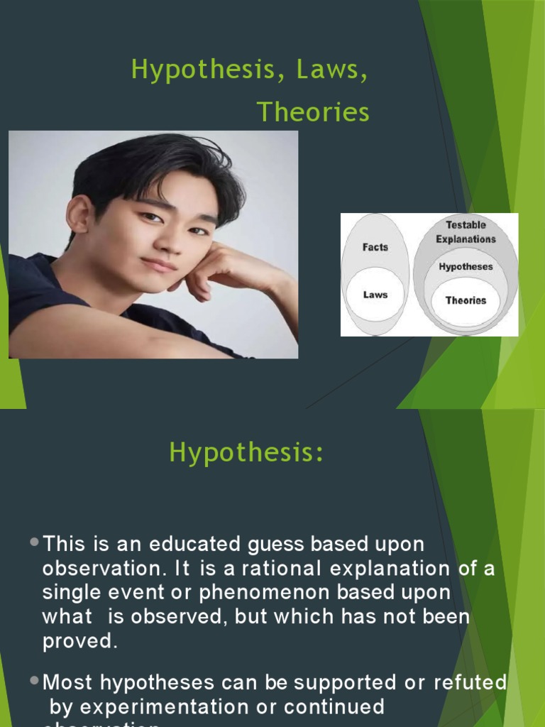 Hypothesis, Laws, Theories | PDF | Theory | Atomic Orbital