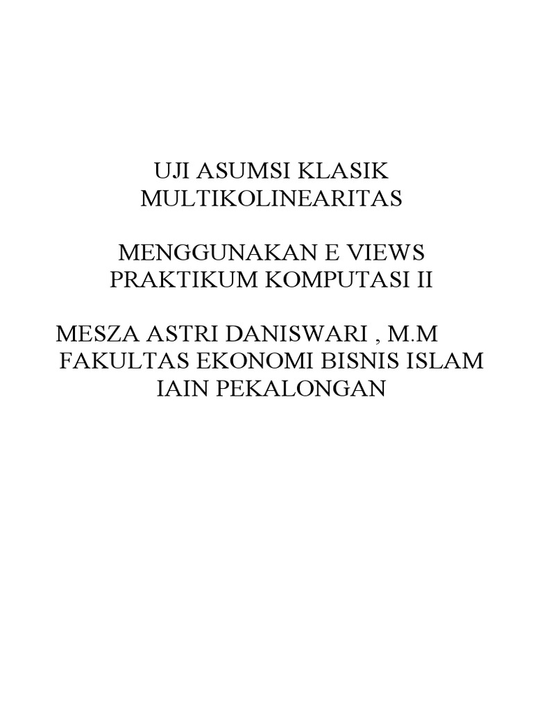 Prakt - Komputasi Ii 8 | PDF