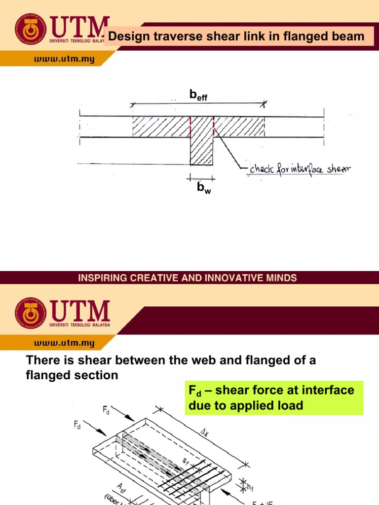 Design of Transverse Link PDF | PDF | Beam (Structure) | Solid Mechanics