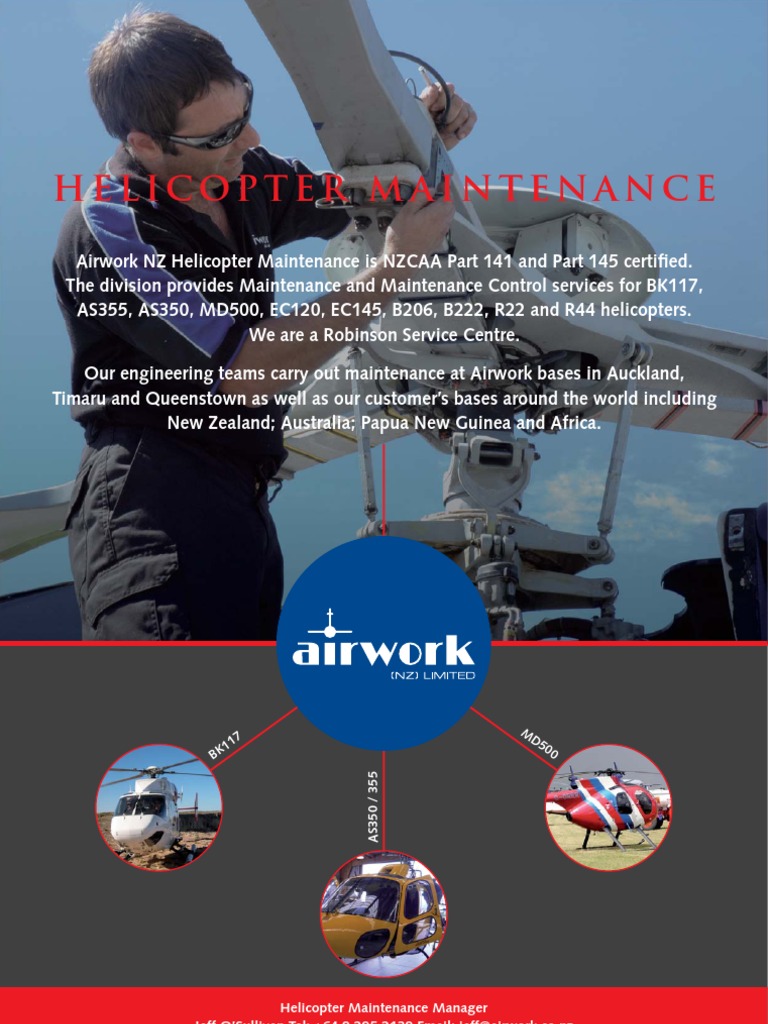 Airwork NZ Helicopter Maintenance Services | PDF | Aerospace | Industries