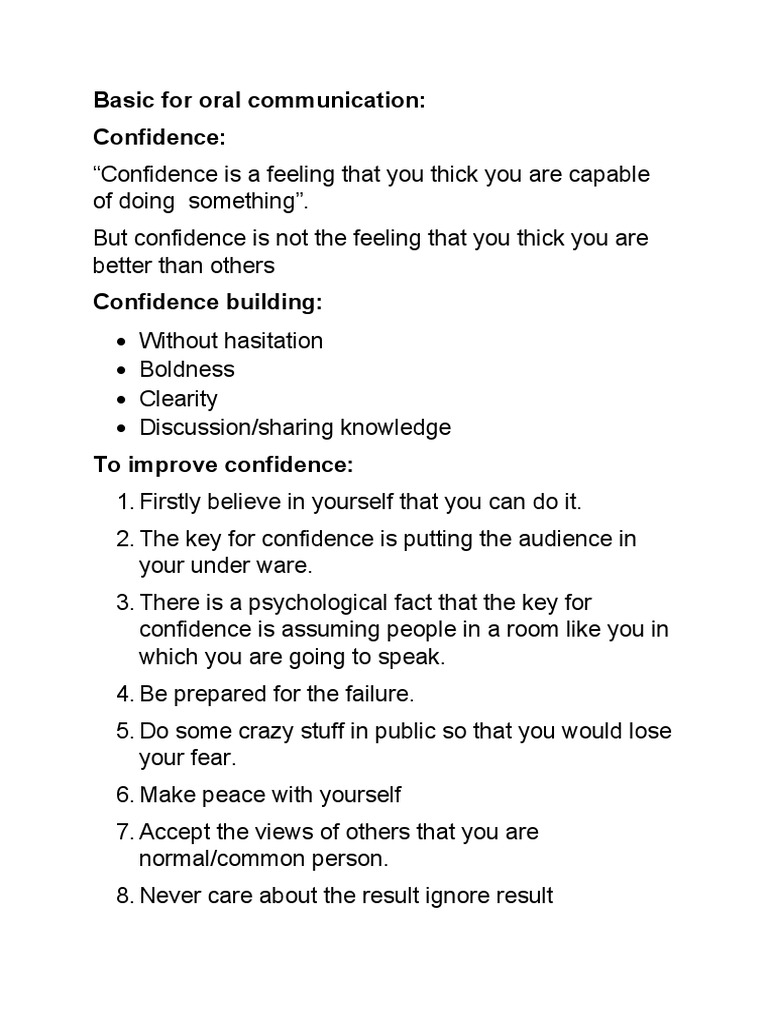 Oral Communication | PDF | Neuropsychological Assessment | Communication