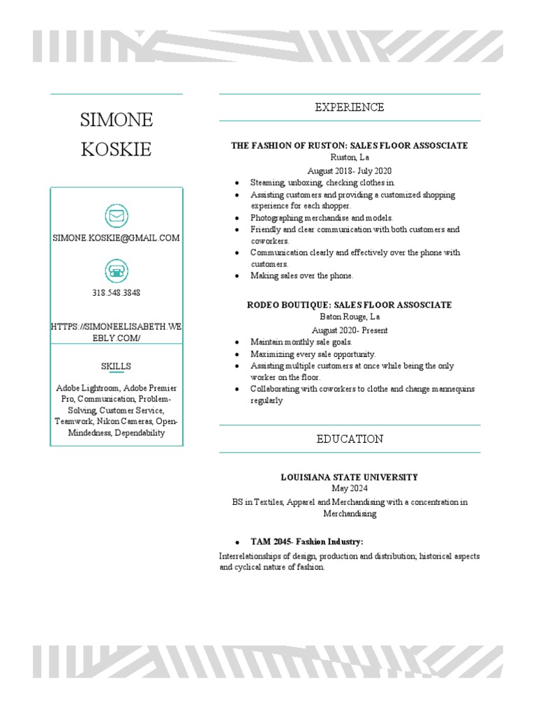 Sim Updated Resume | PDF
