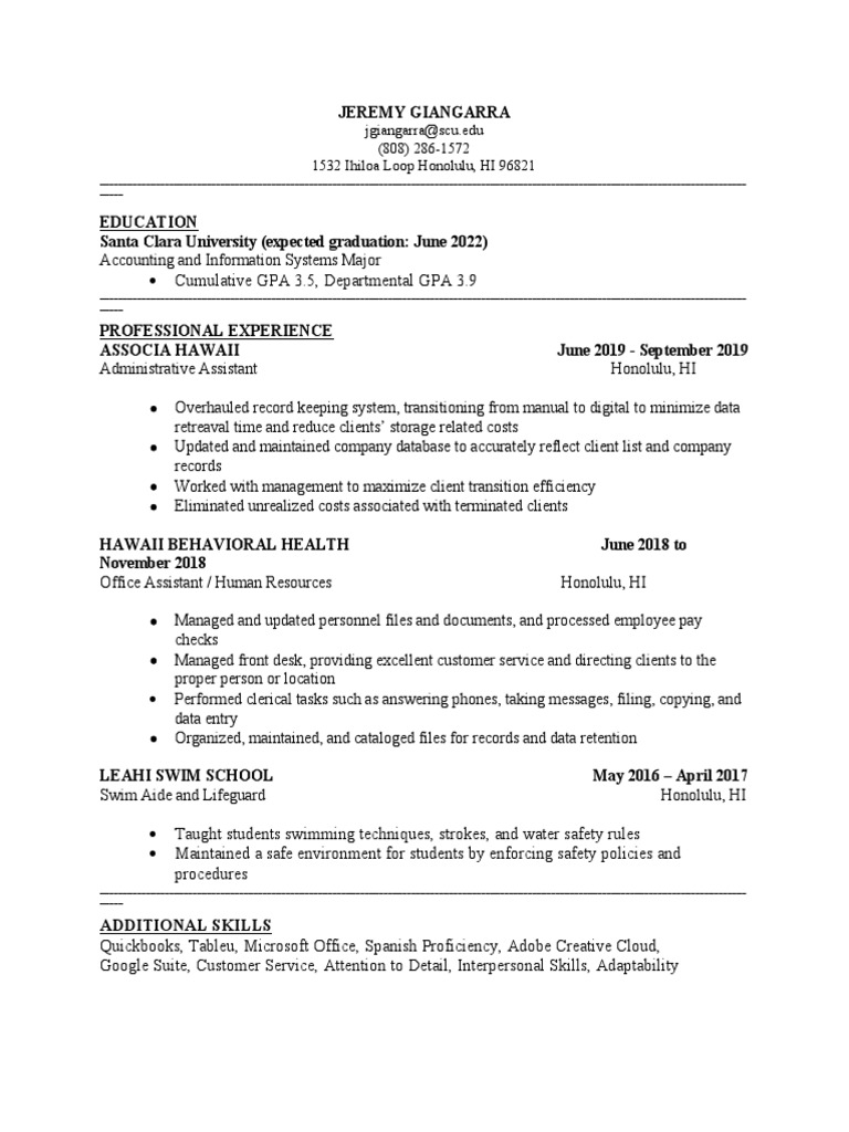 Jeremy Resume | PDF | Digital Technology | Information Technology