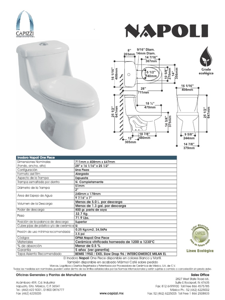 Ficha Tecnica WC PDF | PDF