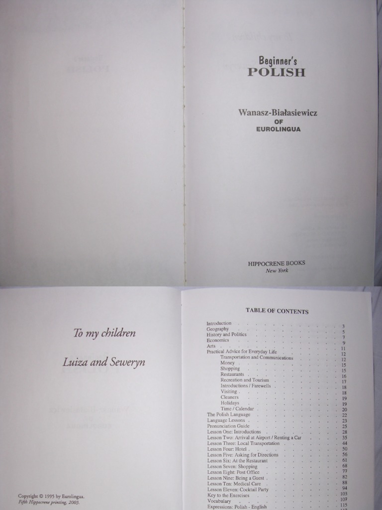 Beginners Polish PDF | PDF
