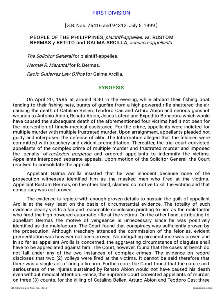 The Supreme Court Affirms the Conviction of Two Individuals for ...