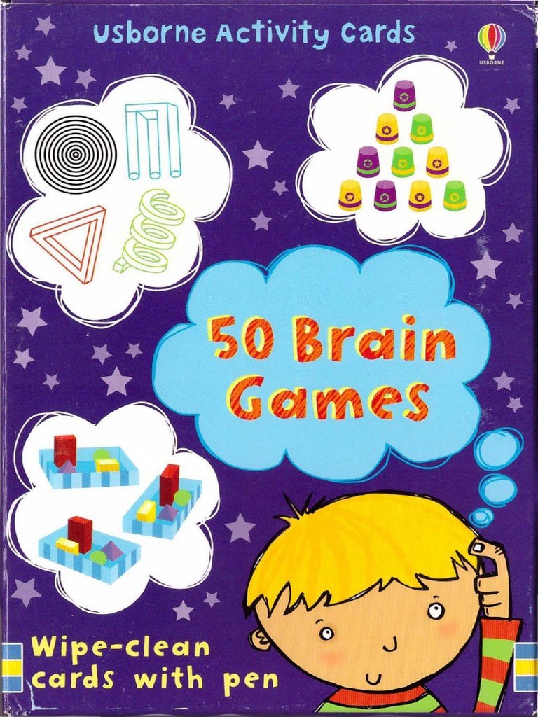 Usborne Activity Cards - 50 Brain Games | PDF | Nature