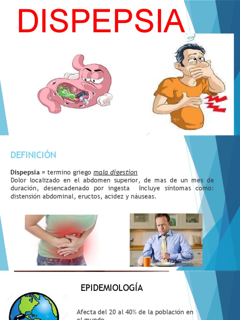 Dispepsia: Definición y Clasificación | PDF | Indigestión ...