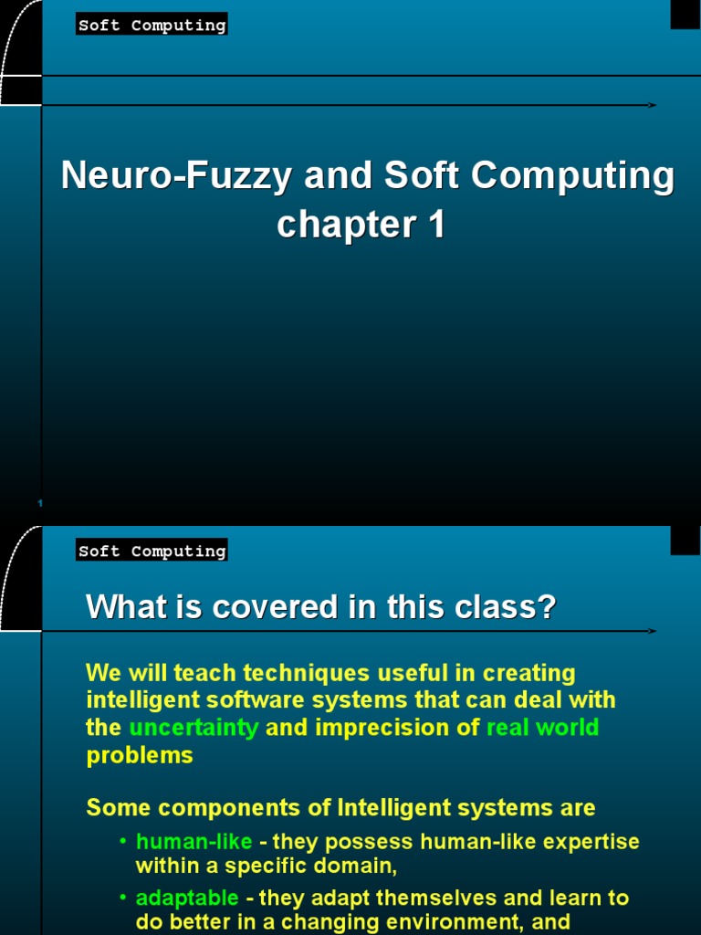 Introduction To Soft Computing | PDF | Fuzzy Logic | Artificial Intelligence