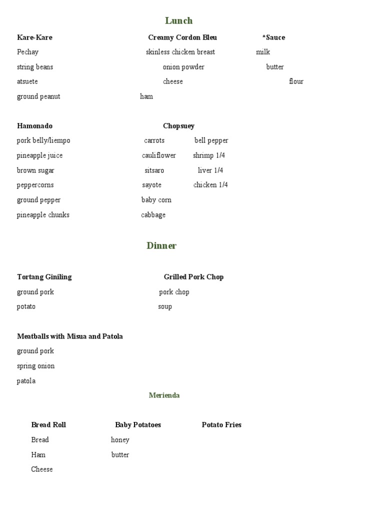 Lunch | PDF | Cooking, Food & Wine
