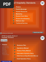 Hotel Standard Operating Procedures List | PDF | Deferral | Menu