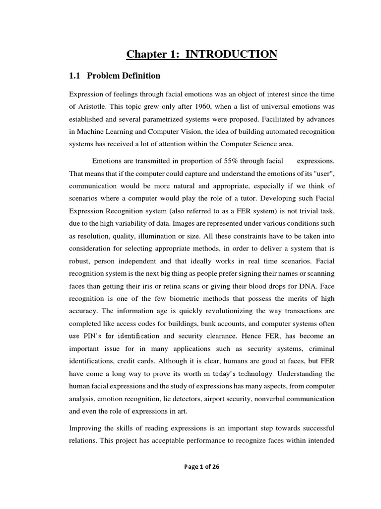 Chapter 1: INTRODUCTION: 1.1 Problem Definition | PDF | Python (Programming Language) | Cross ...