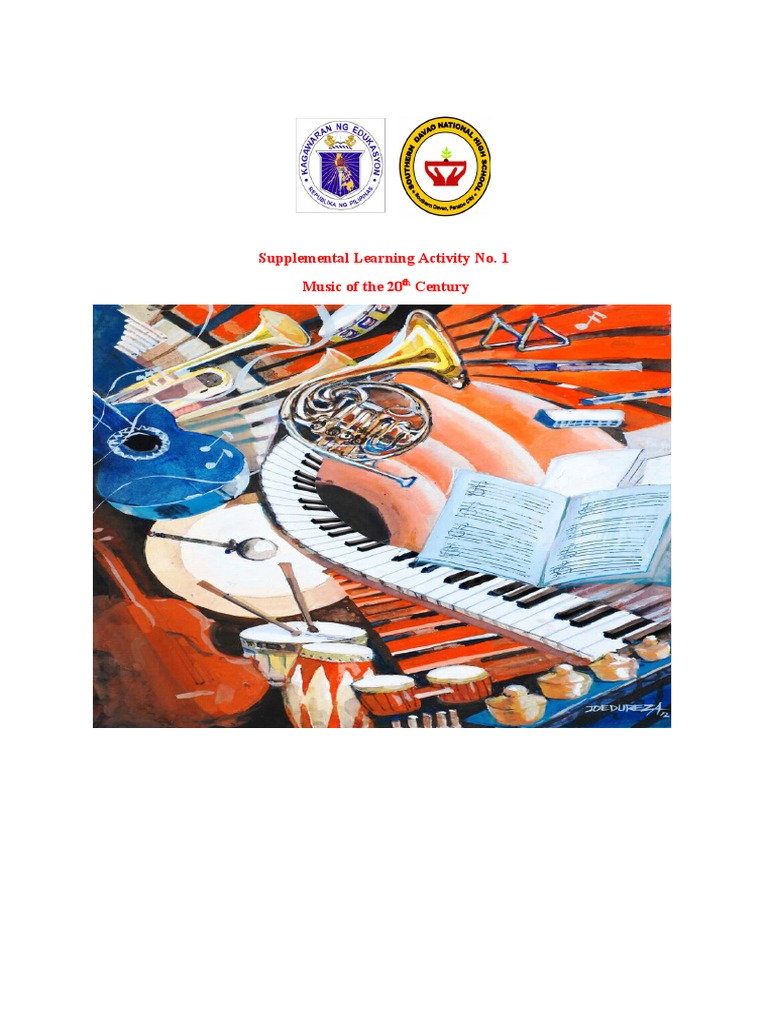 Supplemental Learning Activity No. 1 Music of The 20 Century | PDF ...