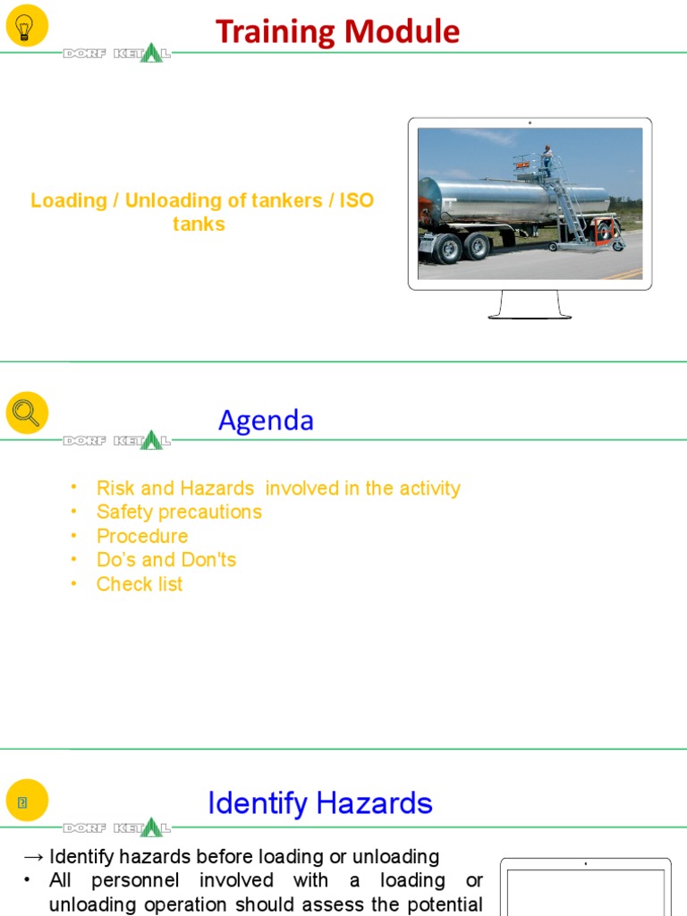 Tanker Loading and Unloading | PDF | Oil Tanker | Personal Protective ...