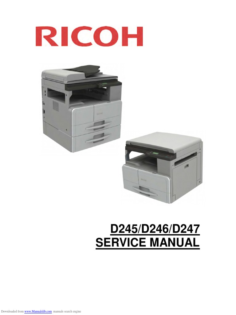 D245/D246/D247 Service Manual: Downloaded From Manuals Search Engine ...