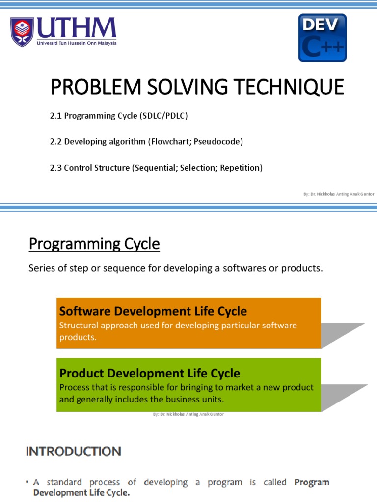 Week2 Chapter2 Computer Programming Pdf Algorithms Control Flow 