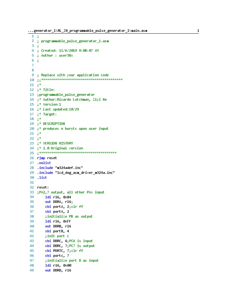 280 Lab 8 Task 2 Asm | PDF | Computer Engineering | Computer Programming
