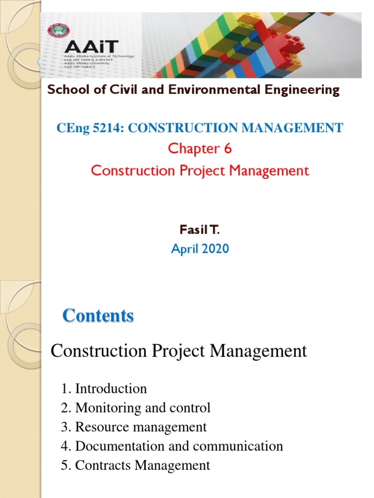 Construction Project Management | PDF | Construction Management | Inventory
