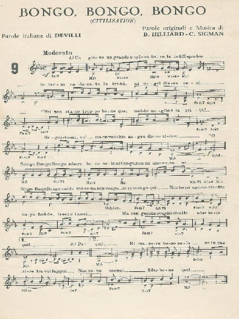 Bongo, Bongo, Bongo | PDF