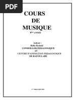 Cours de Musique : Programme Complet | PDF
