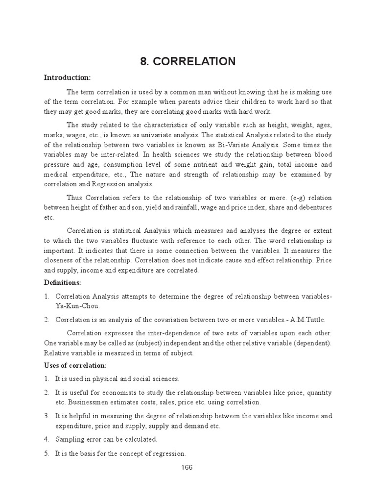 Correlation: Definitions | PDF | Correlation And Dependence | Supply ...