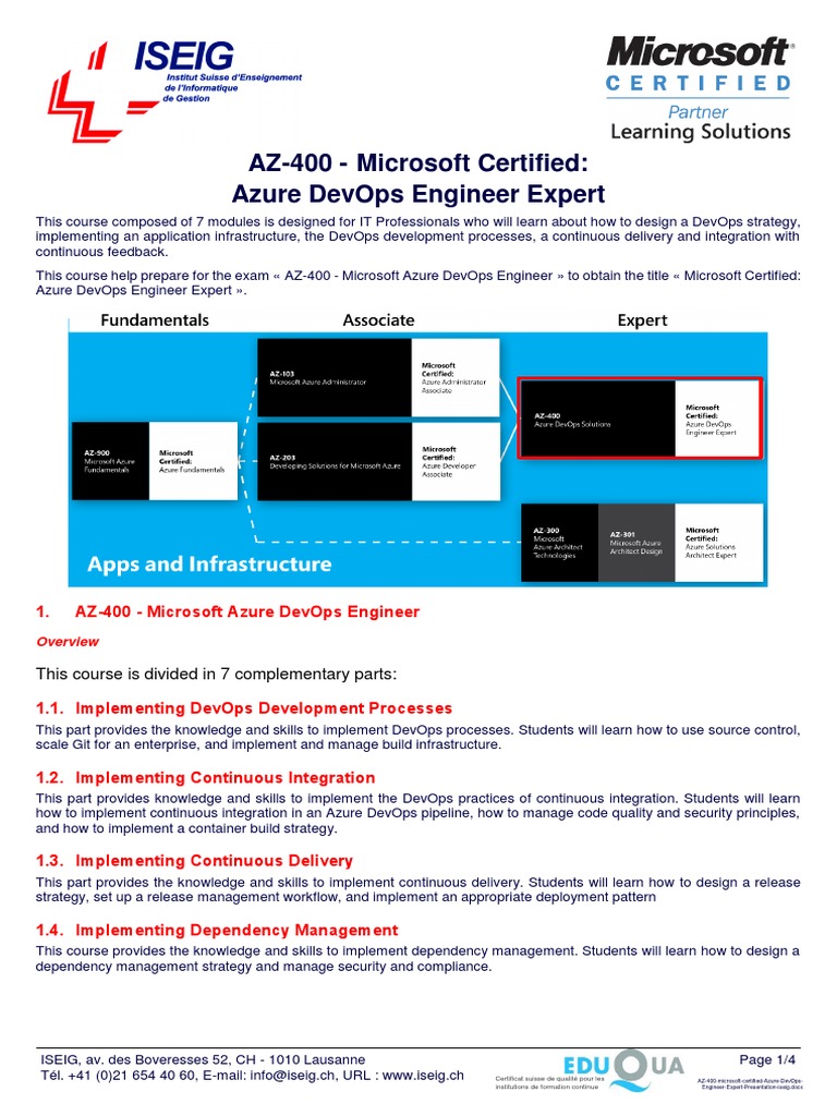 Az-400 - Microsoft Azure Devops Engineer | PDF | Microsoft Azure | Software Development