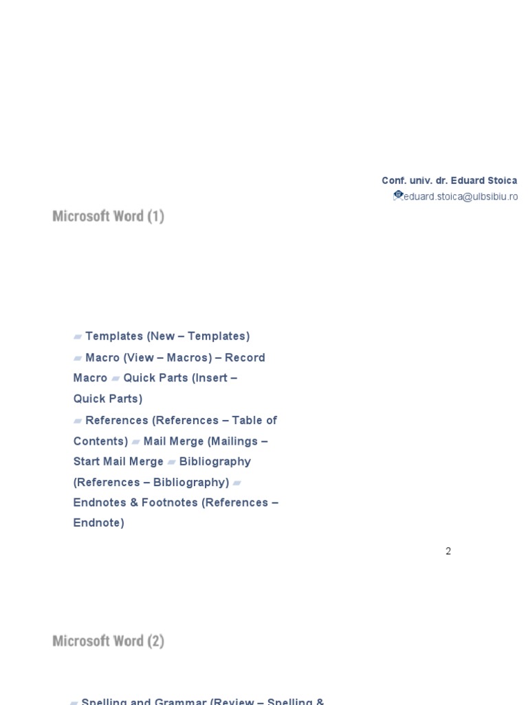 Microsoft Word Editing Tools Guide | PDF | Technology & Engineering
