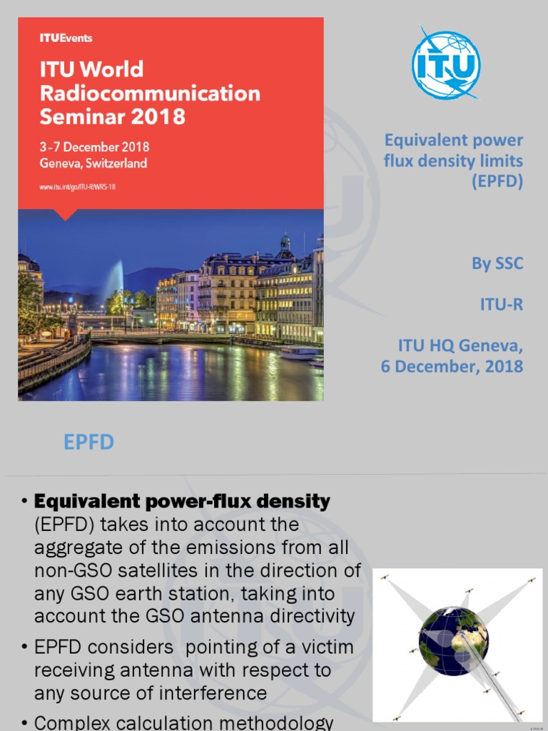 EPFD Limits for GSO Protection | PDF | Ground Station | Satellite