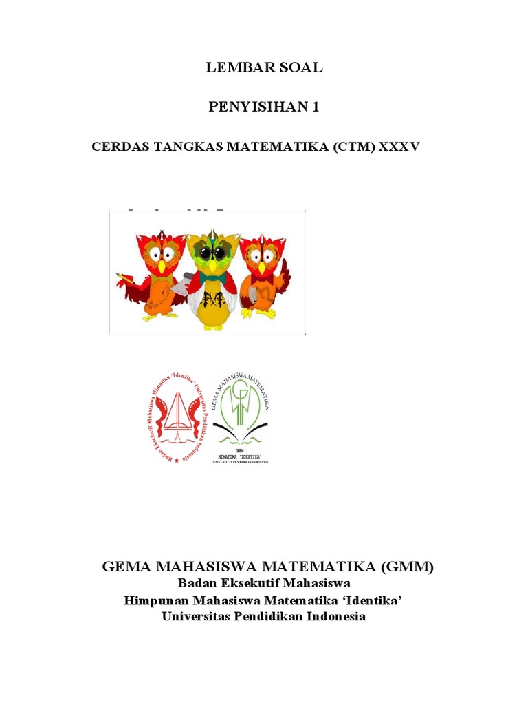 Soal Penyisihan I CTM | PDF