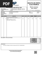 Boleta de Venta Electrónica SUNAT | PDF