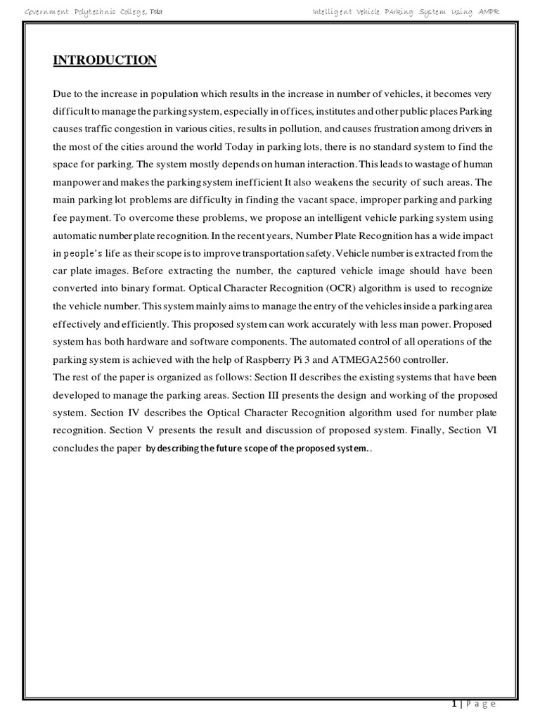 By Describing The Future Scope of The Proposed System | PDF | Raspberry ...