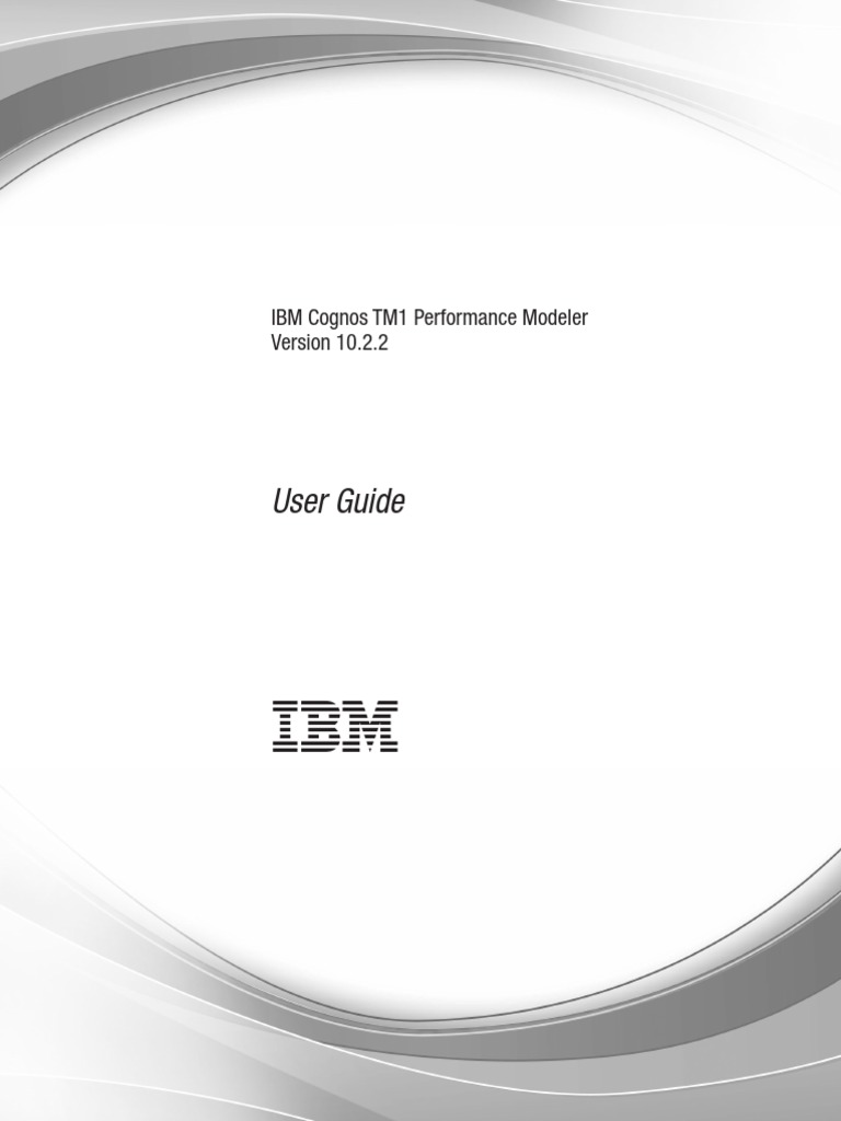 User Guide: IBM Cognos TM1 Performance Modeler | PDF | Computing | Software