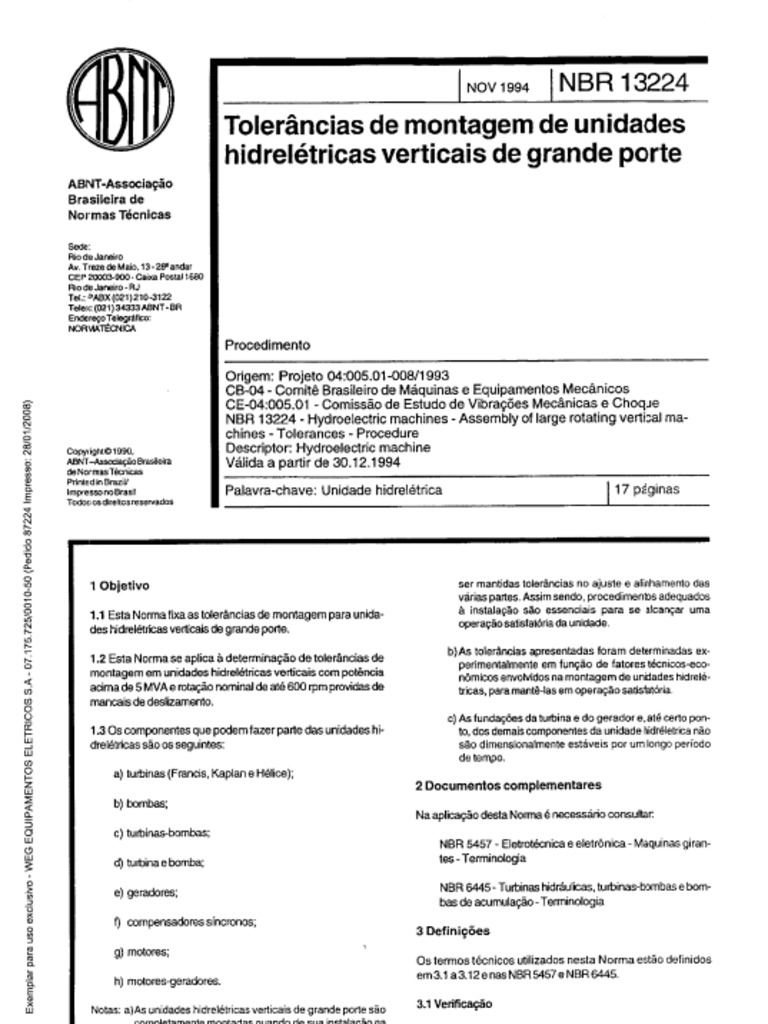 NBR 13224 | PDF