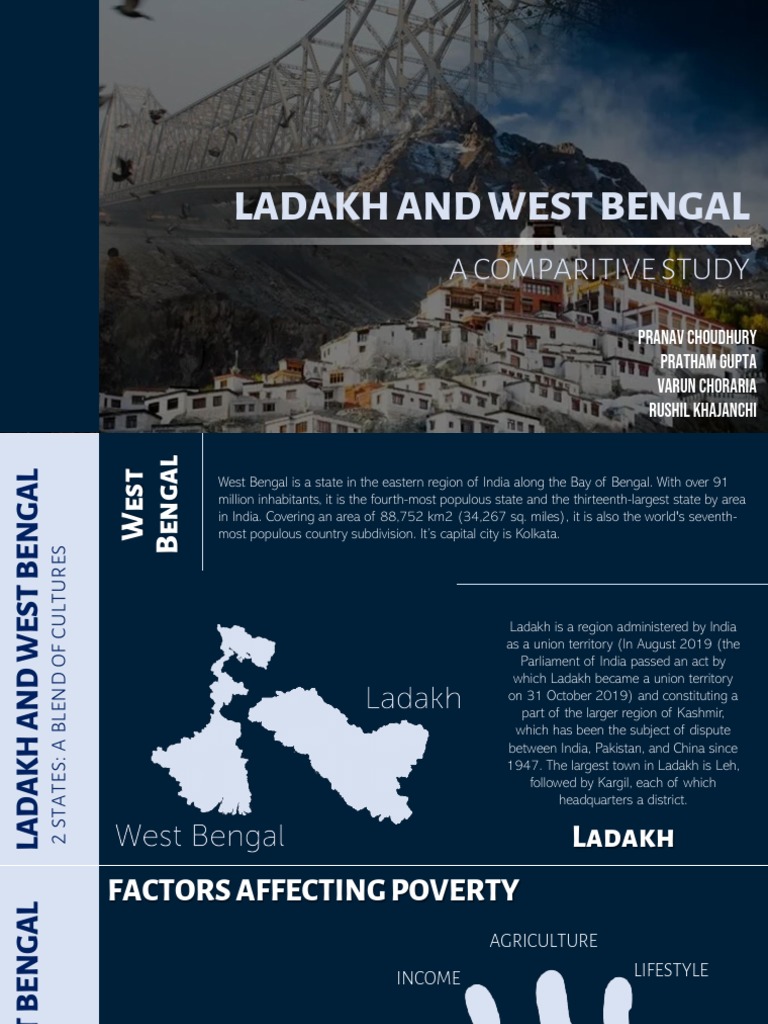 Ladakh and West Bengal: A Comparitive Study | PDF | Agriculture | Economies