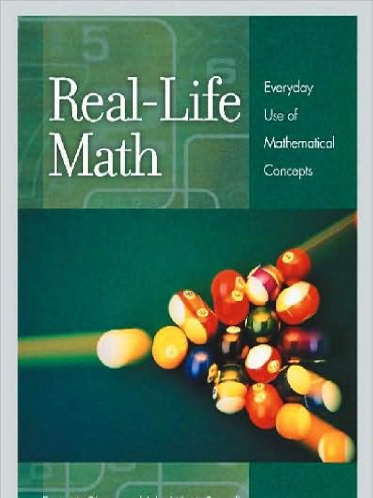 Real Life Math Everyday Use of Mathematical Concepts | PDF | Teaching ...