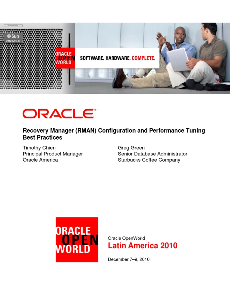 Best Practices Rman | PDF | Backup | Oracle Database