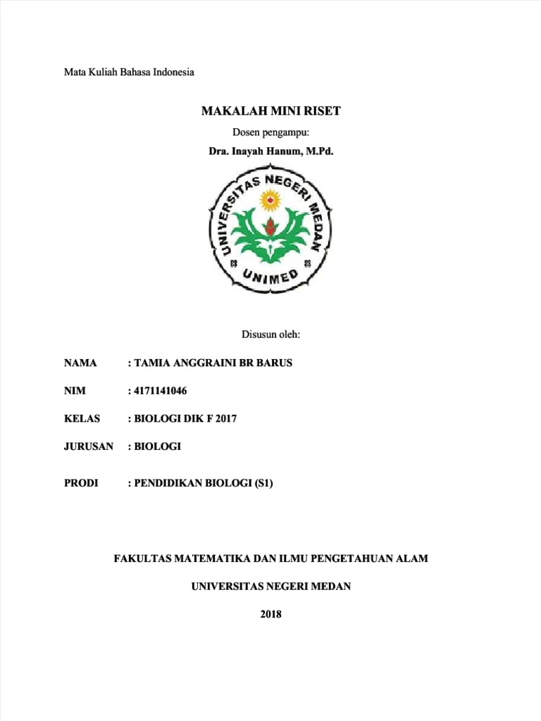 PDF Mini Riset Bindo DD | PDF
