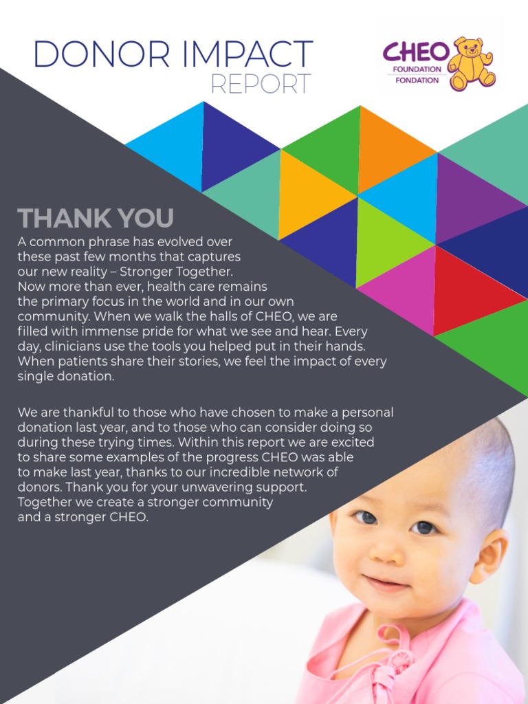 Donor Impact General EN Final 22MAY2020 | PDF | Cancer | Genetics