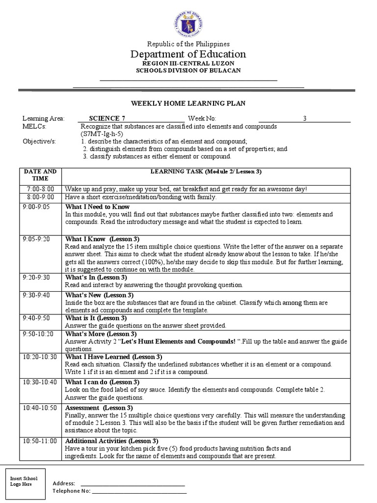 Department of Education: Republic of The Philippines | PDF | Pedagogy ...