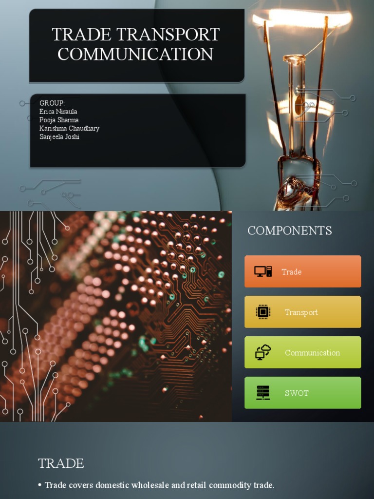 Trade Transport Communication | PDF | Nepal | Agriculture