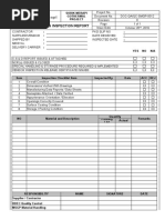 Material Receiving Inspection Report | PDF