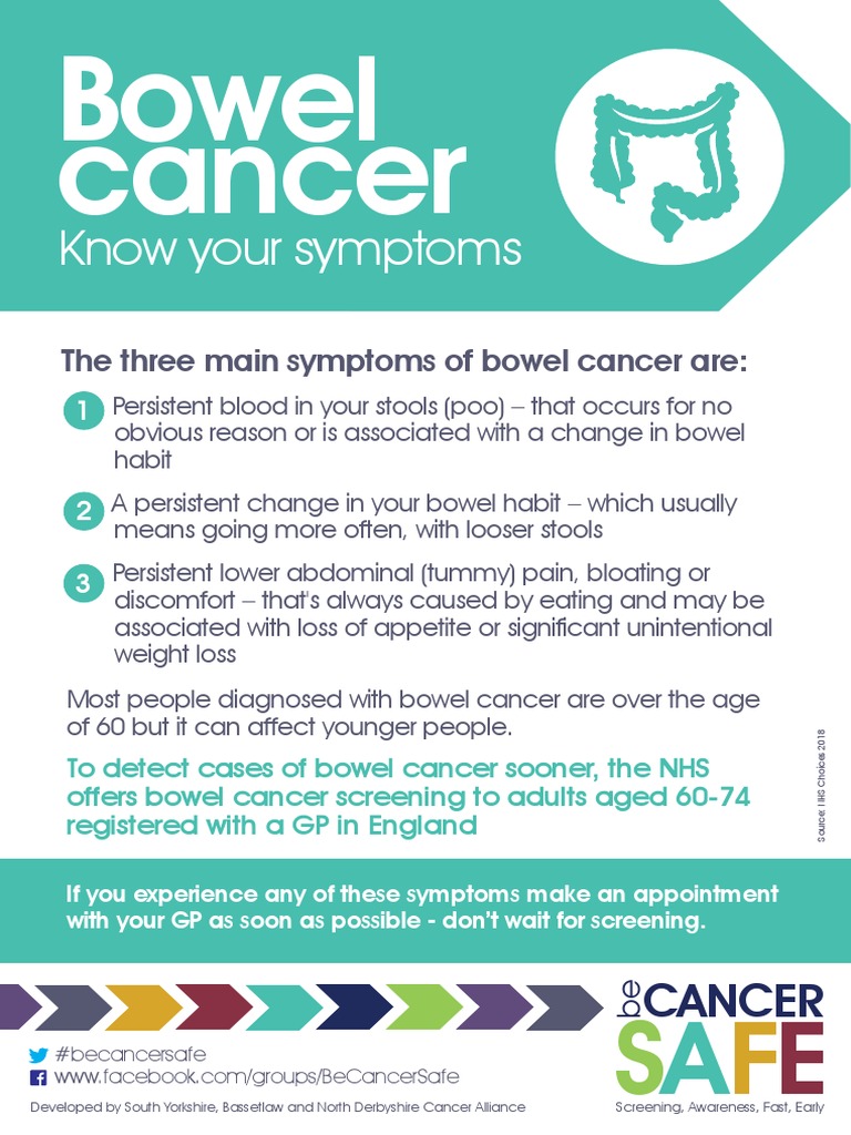Bowel Cancer Poster PDF | PDF