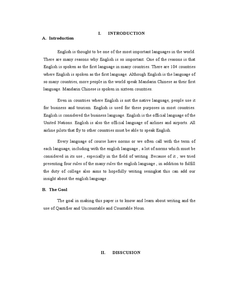 Makalah Countable and Uncountable | PDF | Plural | Grammatical Number