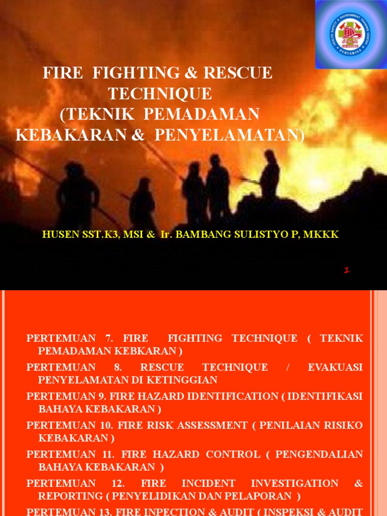 Teknik Pemadaman Kebakaran Efektif | PDF