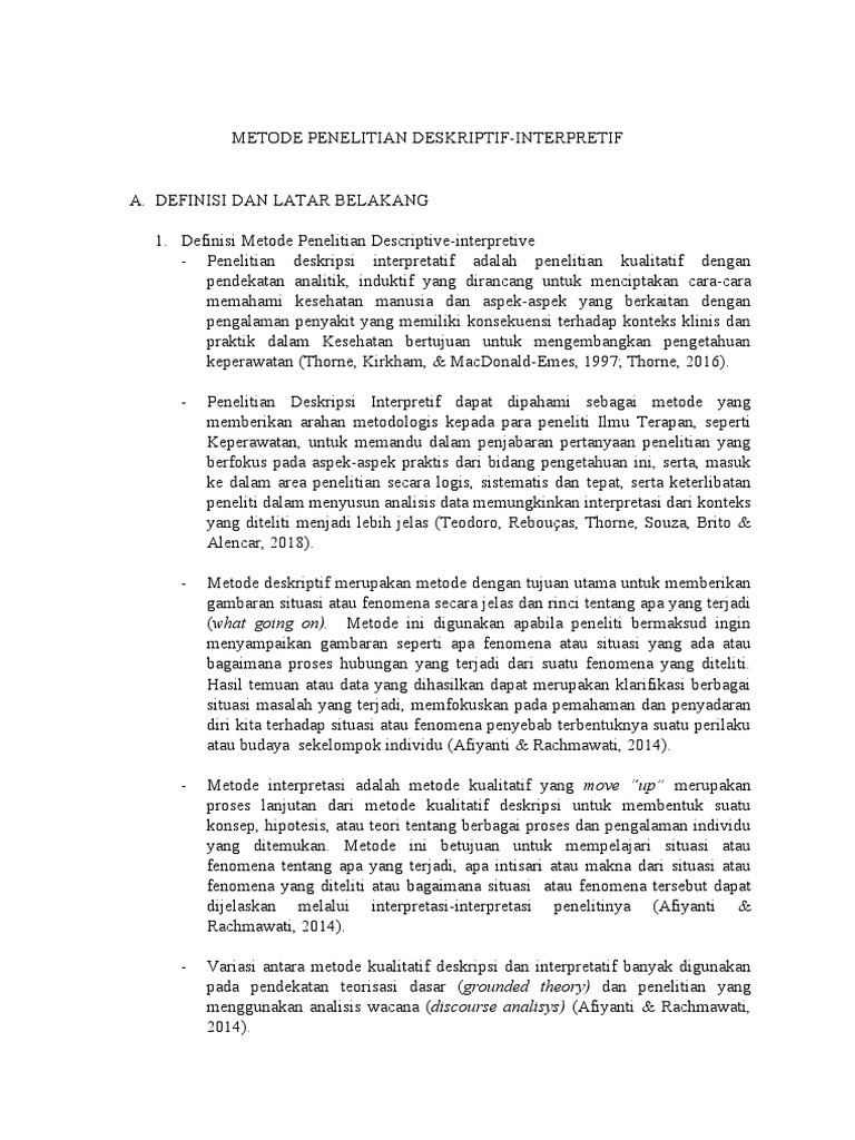 Deskriptif Interpretif 1 | PDF | Karier & Perkembangan | Pengembangan Diri