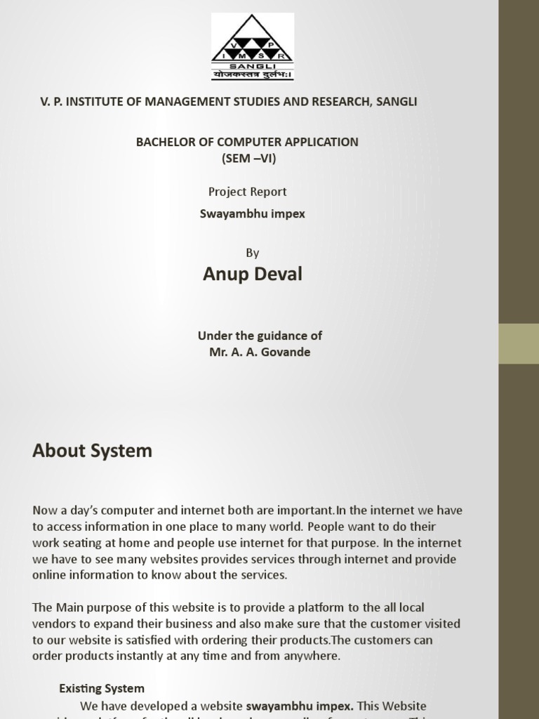 Project | PDF | Microsoft Power Point | Internet